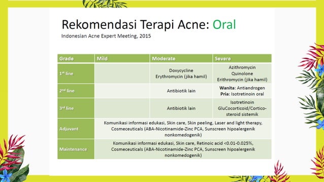 Tatalaksana Acne Vulgaris dengan Terapi Kombinasi | PDF