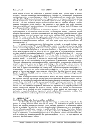 Seismic trend analysis: a data mining approach for pattern prediction | PDF