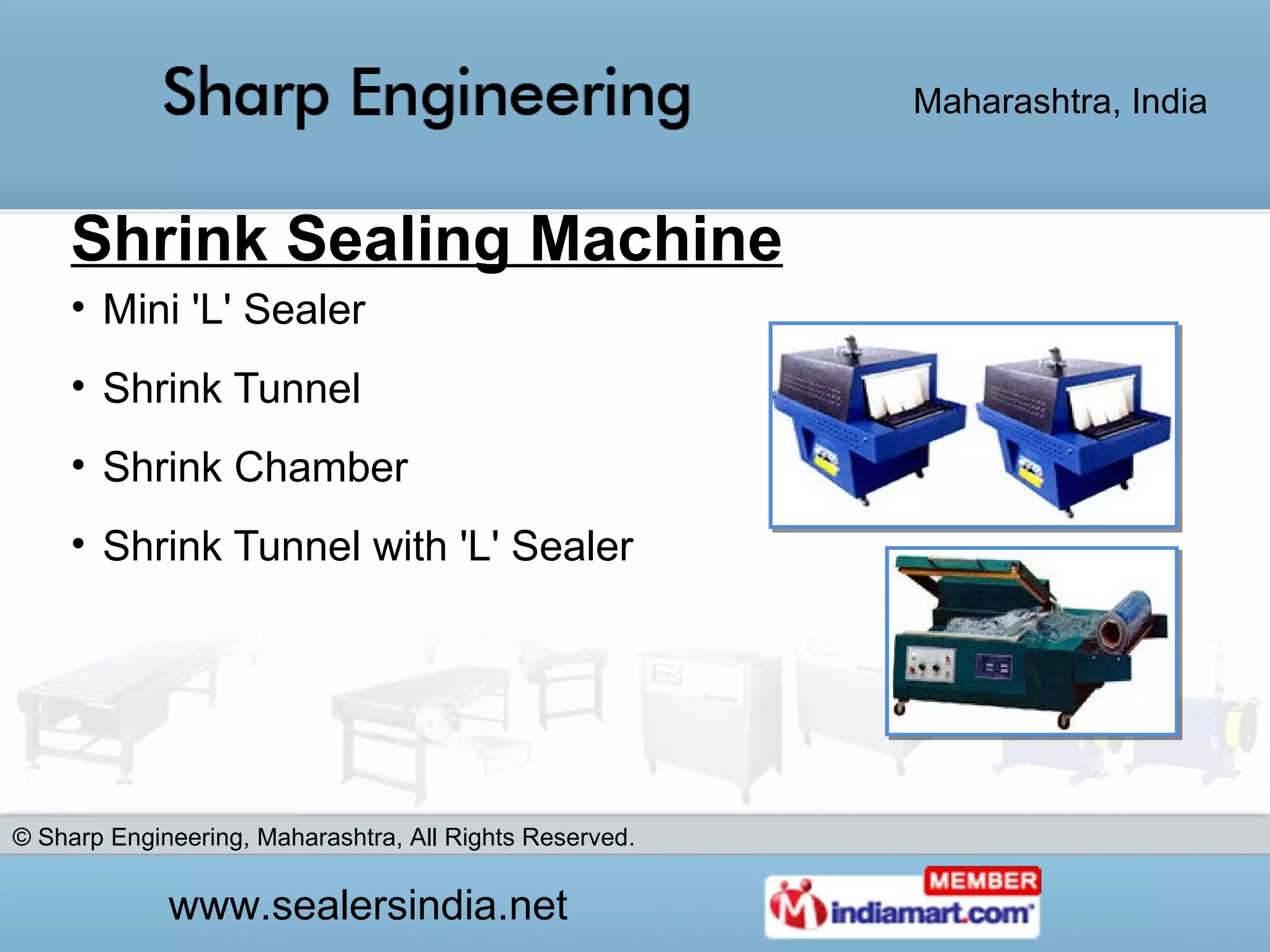 Industrial Strapping Machine by Sharp Engineering Mumbai | PPT