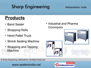 Industrial Strapping Machine by Sharp Engineering Mumbai | PPT