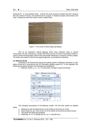 Identifying of the Cielab Space Color for the Balinese Papyrus Characters | PDF