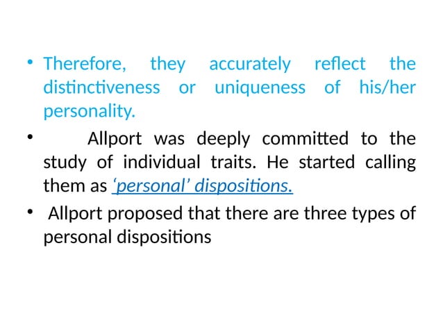 Ppt on personality psychology nursing foundation | PPTX