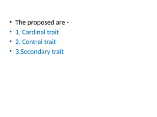 Ppt on personality psychology nursing foundation | PPTX