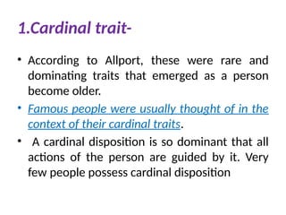 Ppt on personality psychology nursing foundation | PPTX