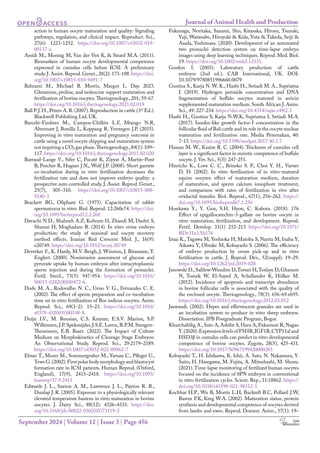 Culture Medium on Oocyte Maturation Rates and In vitro Fertilization in ...