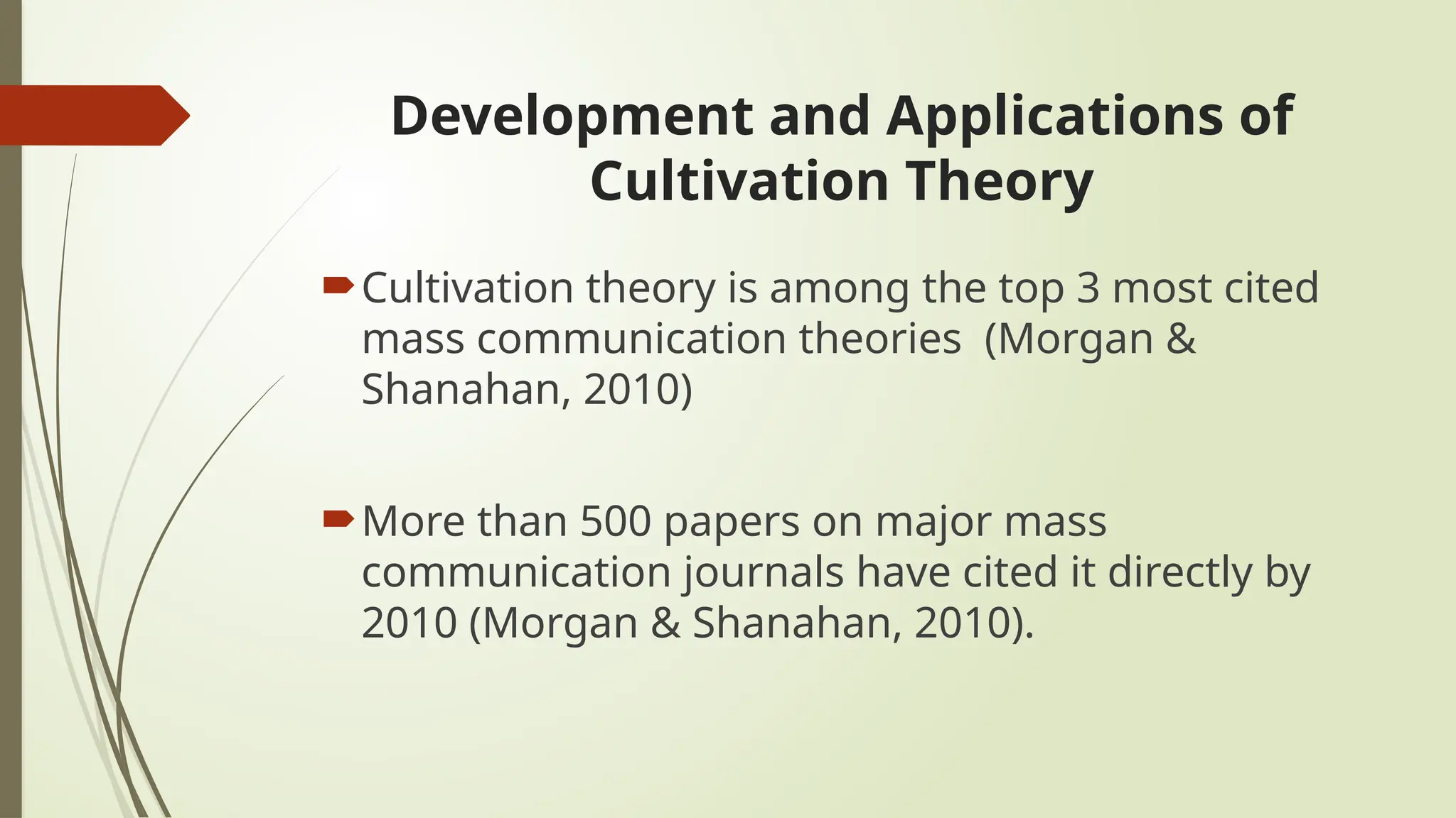 Cultivation Theory presentation Hirsch Criticism He criticized this ...