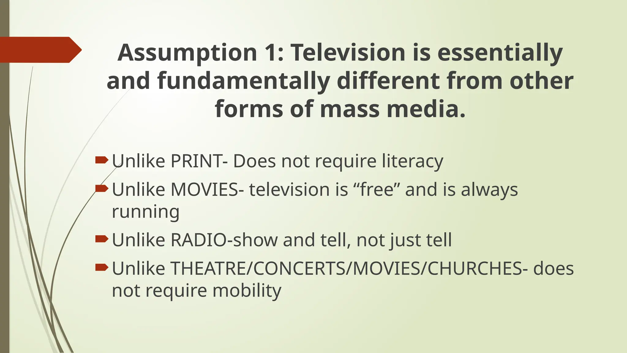 Cultivation Theory presentation Hirsch Criticism He criticized this ...