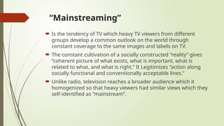 Cultivation Theory presentation Hirsch Criticism He criticized this ...