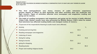 Cultivation Theory presentation Hirsch Criticism He criticized this ...