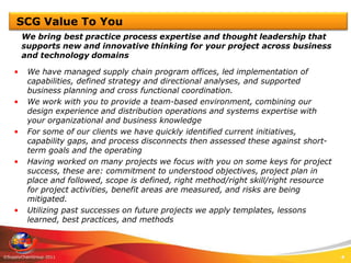 SCG Introduction Slides | PPT