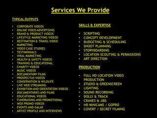 Kijiweni Productions Profile | PPT