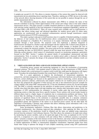 IEC 61850-9-2 based module for state estimation in co-simulated power grids | PDF