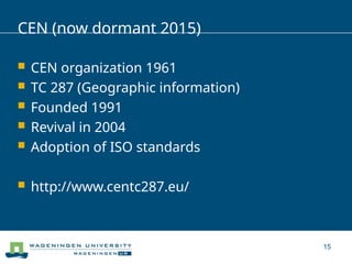 SDI FROM A TECHNICAL PERSPECTIVE STANDARDS | PPT