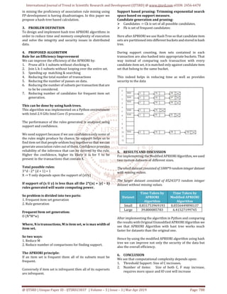 Association Rule Hiding using Hash Tree | PDF