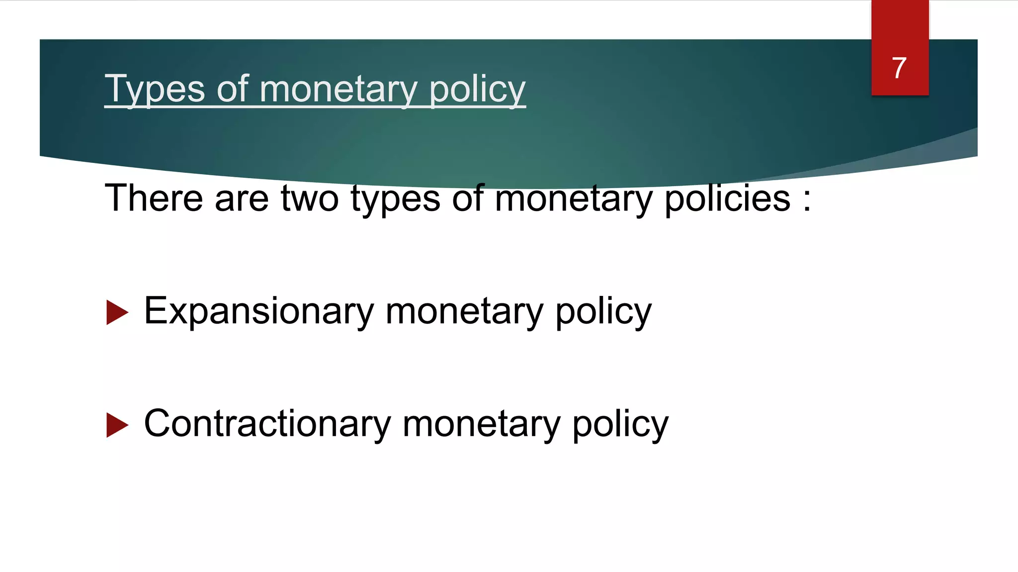 Monetary policy of India | PPTX