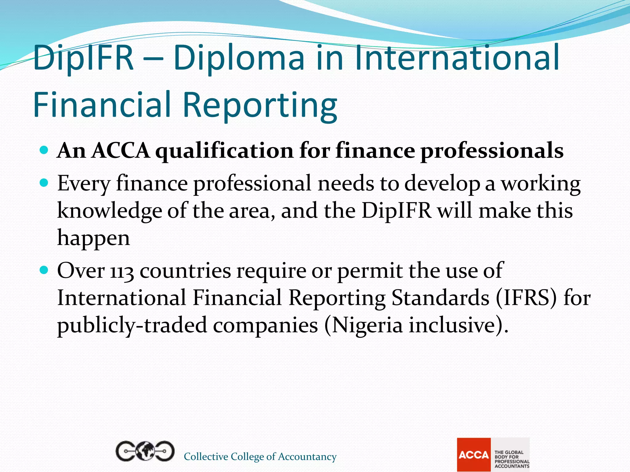 ACCA DipIFR Introduction | PPTX