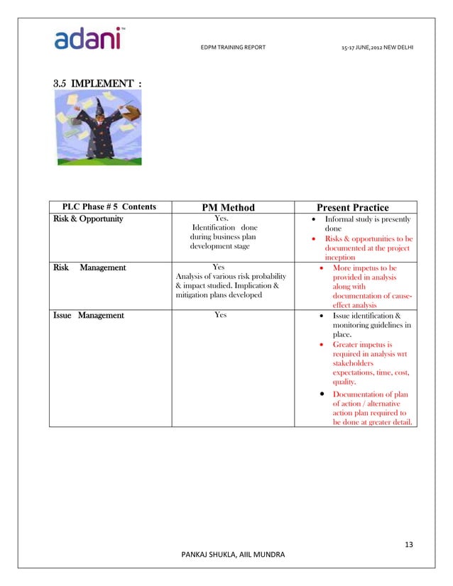 EDPM Report # 1_ Pankaj Shukla | PDF