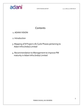 EDPM Report # 1_ Pankaj Shukla | PDF