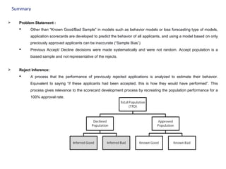 Reject Inference Methodologies on Underwriting Model | PPT