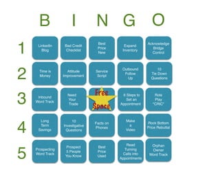 BDC BINGO | PDF