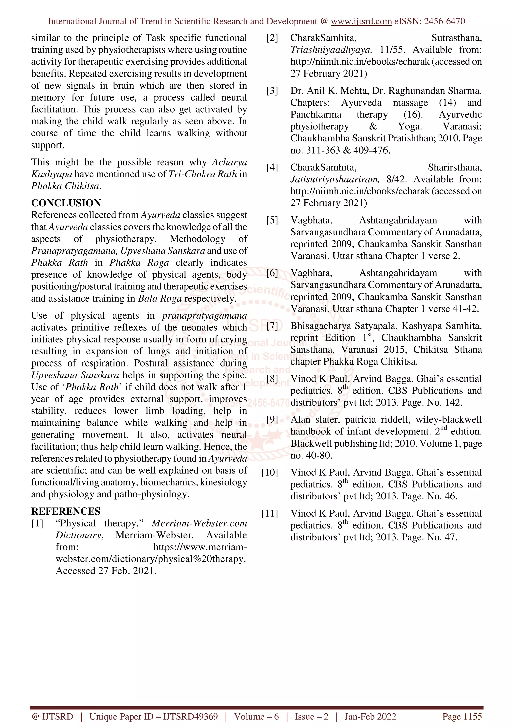 Exploring Physiotherapy in Bala Roga | PDF