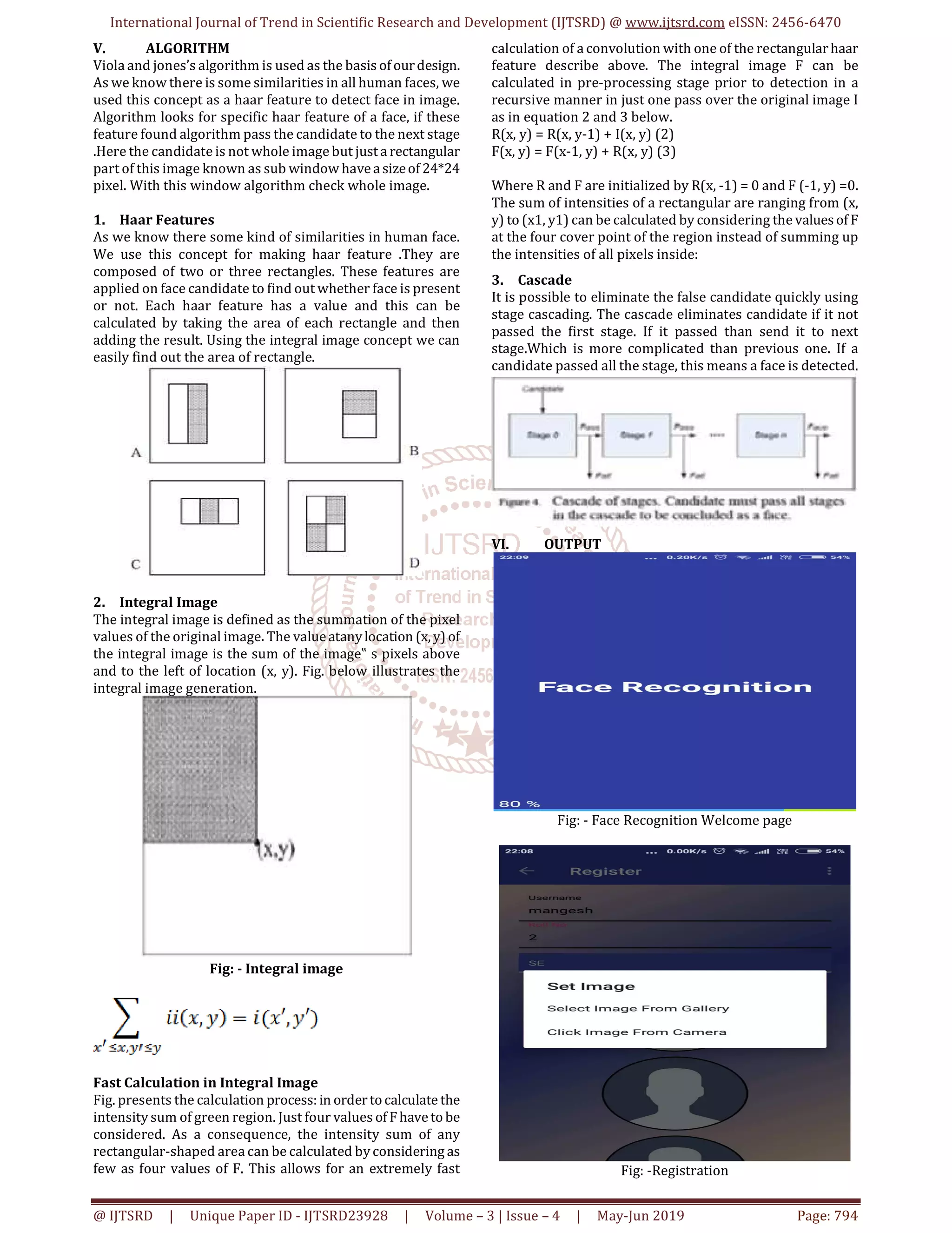 Face Recognition Based Attendance System with Auto Alert to Guardian using Call and SMS | PDF ...