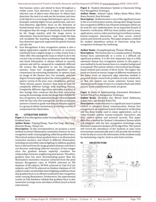Face Recognition Based Attendance System with Auto Alert to Guardian using Call and SMS | PDF ...