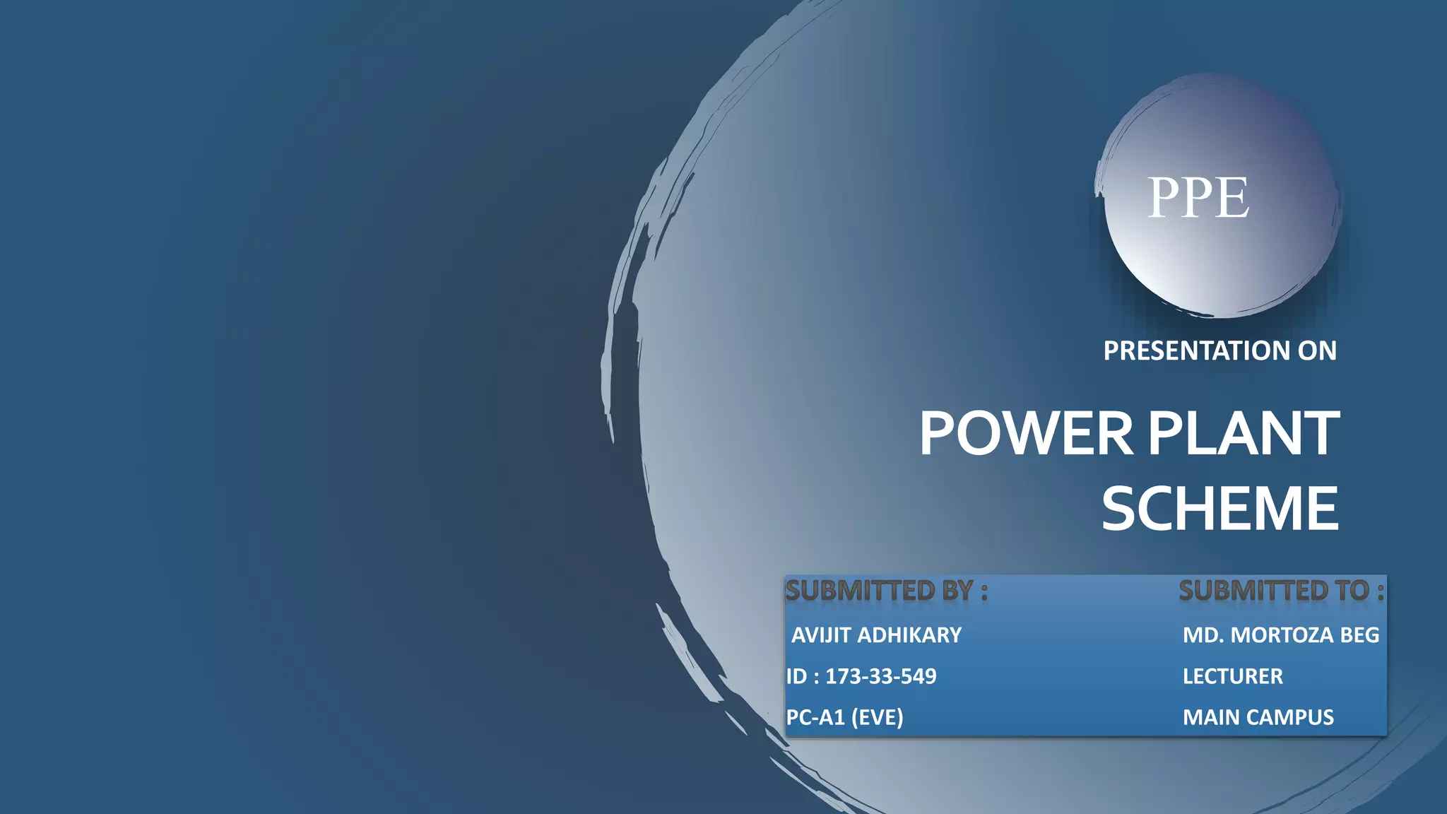 Power Plant Scheme | PPTX