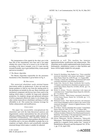 Sensor Aided Automatic Path Finding Wheelchair | PDF