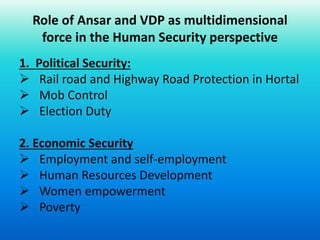 Bangladesh ansar and VDP: a multidimensional force in human security ...