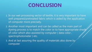 Wet Processing Machine. | PPTX