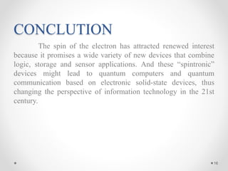 Spintronics | PPT