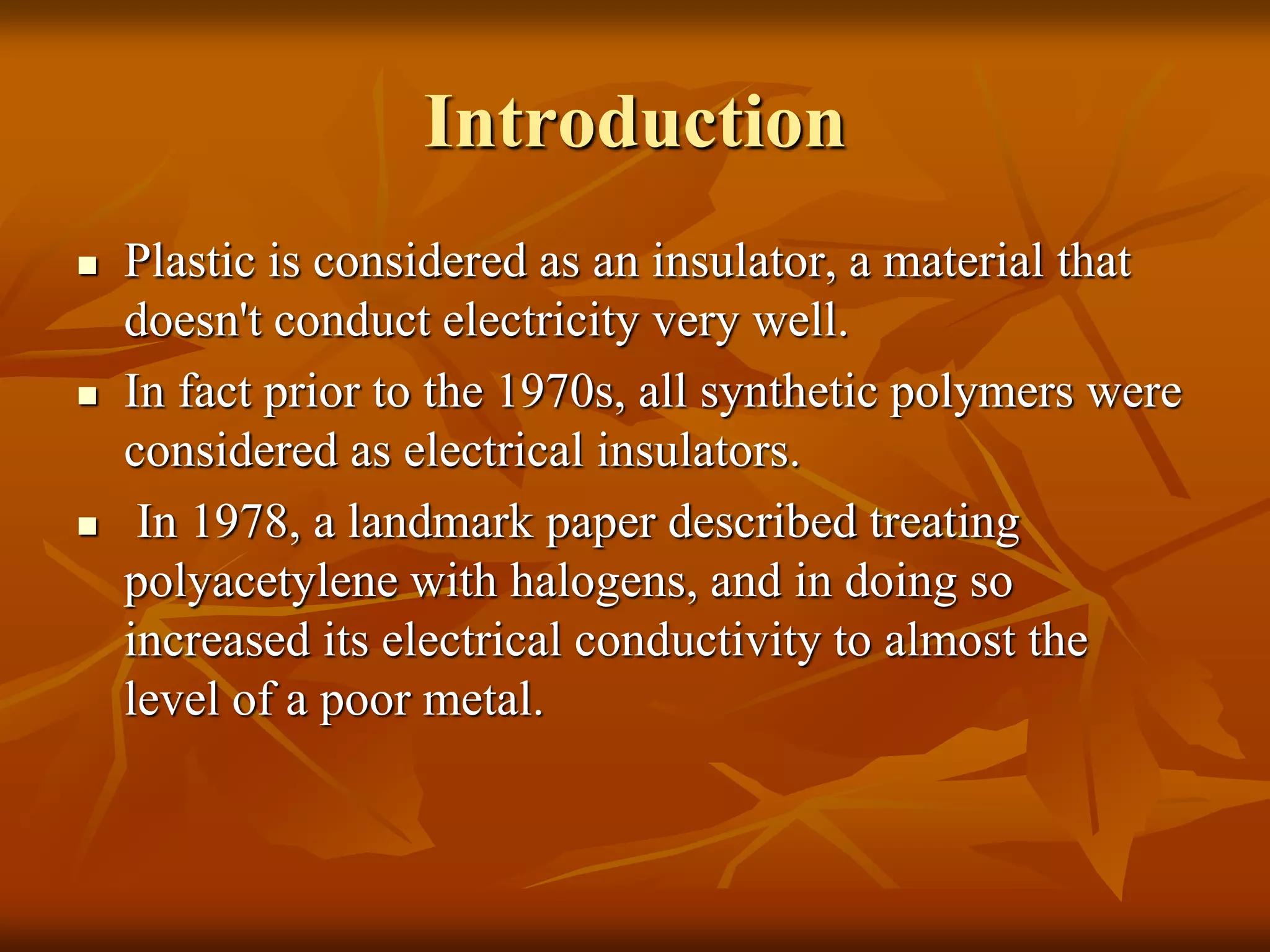Plastic electronics | PPT