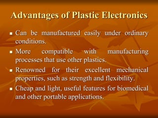 Plastic electronics | PPT