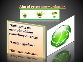 Green communication | PPTX