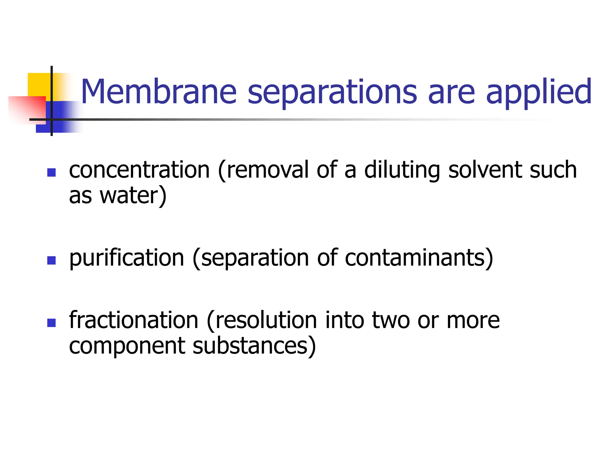 Membrane Processing Technology; Microfiltration, ultrafiltration ...