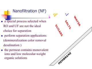Membrane Processing Technology; Microfiltration, ultrafiltration ...