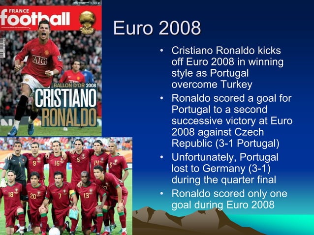 Cristiano Ronaldo's Story | PPT | Soccer | Sports