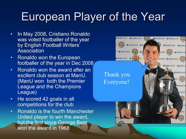 Cristiano Ronaldo's Story | PPT | Soccer | Sports