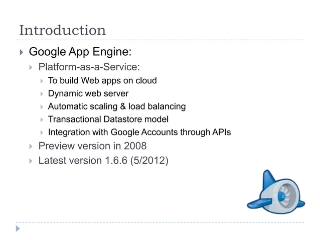 Google app engine - Overview | PPTX