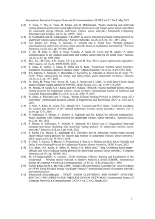 An Optimized Energy-Efficient Hello Routing Protocol for Underwater Wireless Sensor Network | PDF