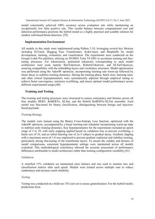 Hybrid Transformer-Based Classification for Web-Based Injection Attack Detection: A Novel ...