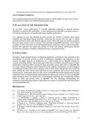 STATIC TESTING TOOLS ARCHITECTURE IN OPENMP FOR EXASCALE SYSTEMS | PDF