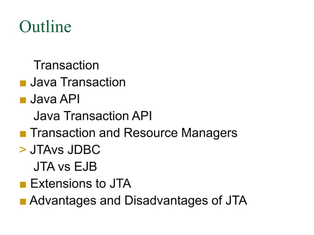 Introduction of Java transaction API PowerPoint | PPT
