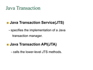 Introduction of Java transaction API PowerPoint | PPT
