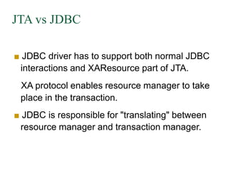 Introduction of Java transaction API PowerPoint | PPTX