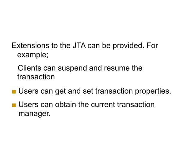Introduction of Java transaction API PowerPoint | PPT