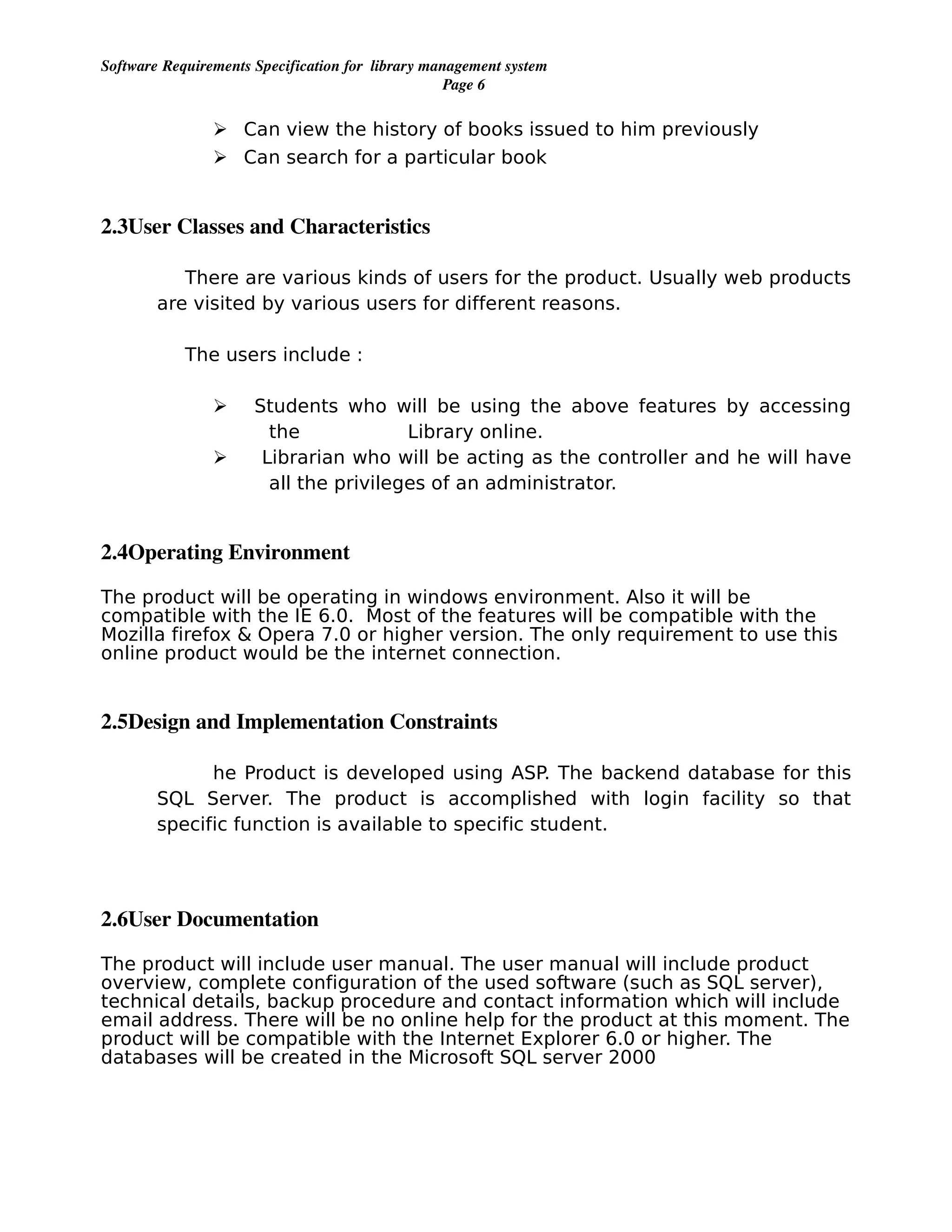 17337071 srs-library-management-system | PDF