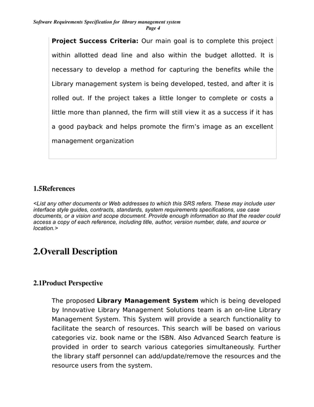 17337071 srs-library-management-system | PDF | Databases | Computer ...