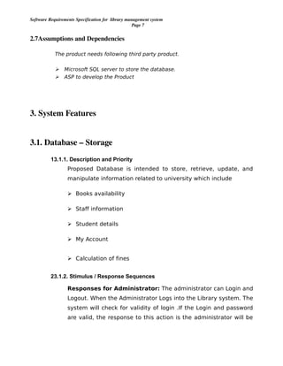 17337071 srs-library-management-system | PDF